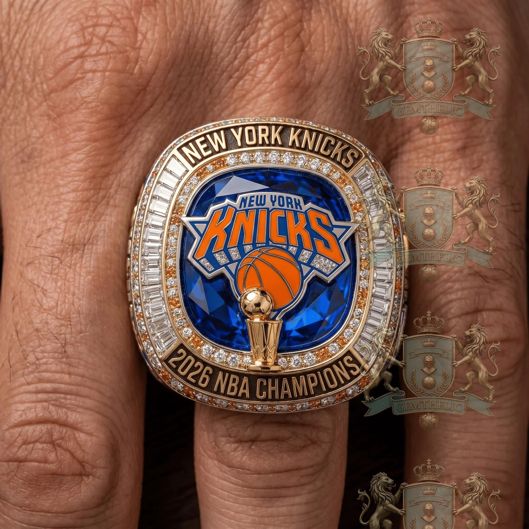 New York Knicks 2026 NBA Champions Brunson Championship Ring - Gemthelic